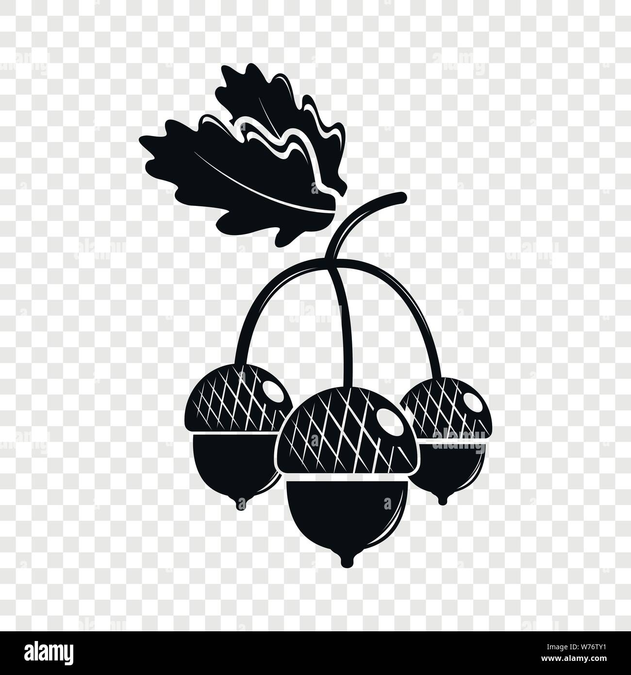 Acorn icon, simple black style Stock Vector Image & Art - Alamy