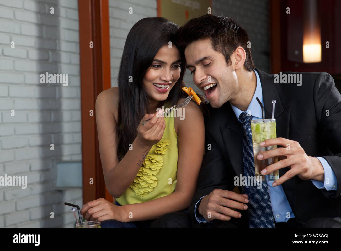 Business executives having party in a restaurant Stock Photo - Alamy