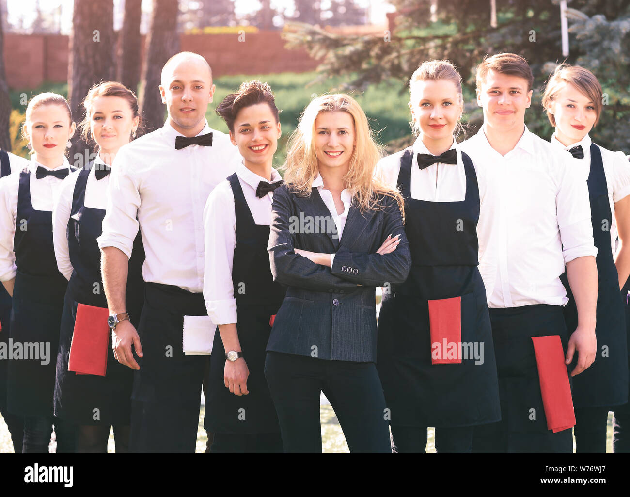 Formal party with waitresses hi-res stock photography and images - Alamy