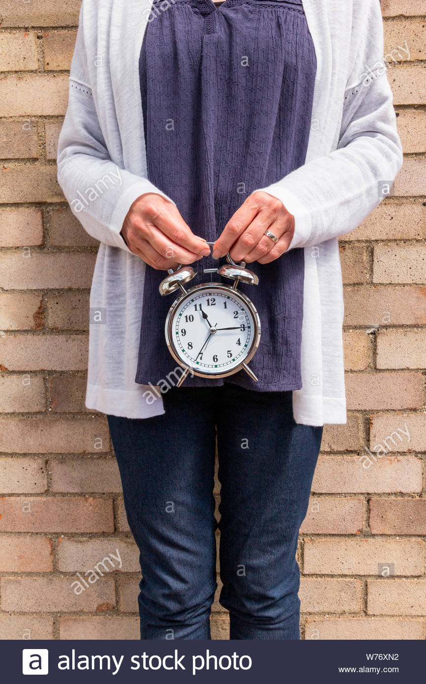 Woman Body Clock High Resolution Stock Photography and Images - Alamy