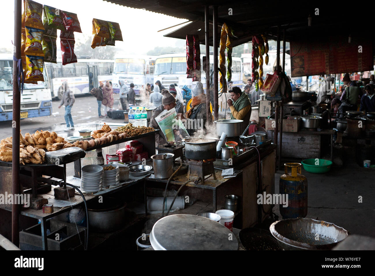 Street life in India Stock Photo - Alamy