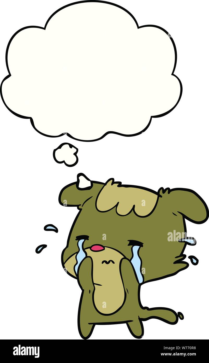 Cartoon doodle sad dog hi-res stock photography and images - Alamy