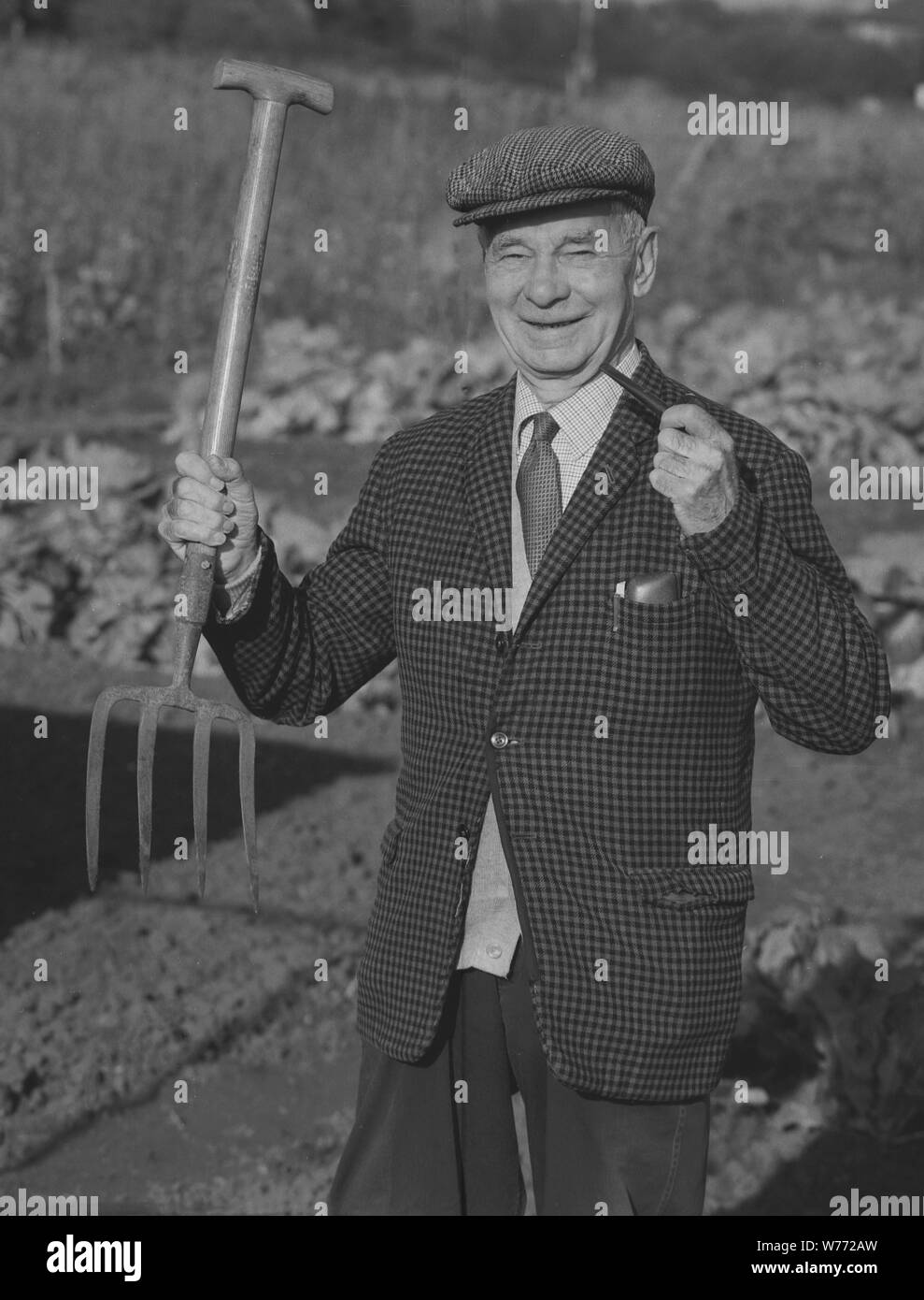 Well used garden gardening Black and White Stock Photos & Images - Alamy