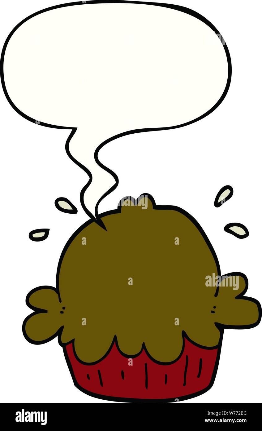 cute cartoon pie with speech bubble Stock Vector Image & Art - Alamy