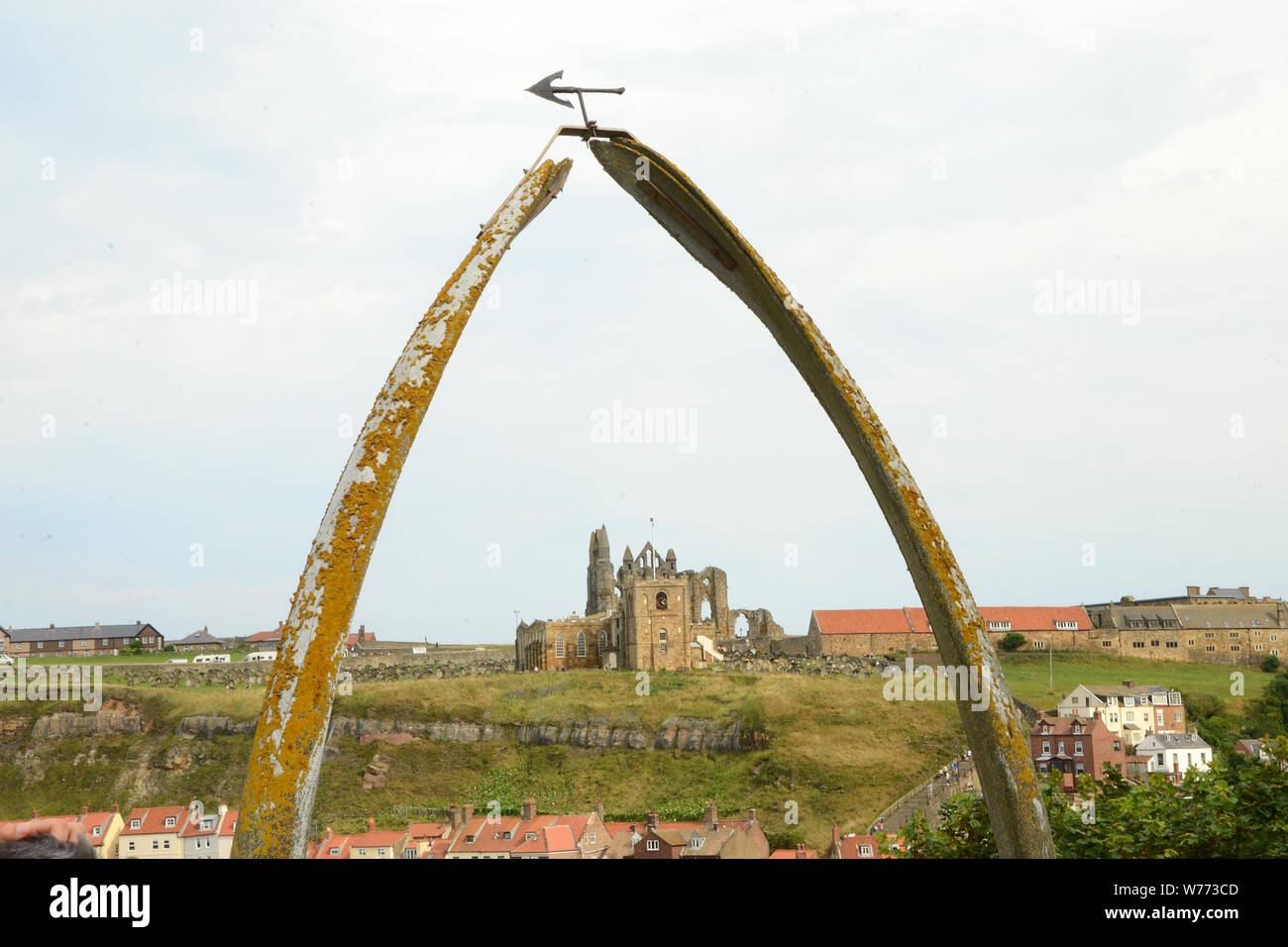 Whitby abbey front hi-res stock photography and images - Alamy