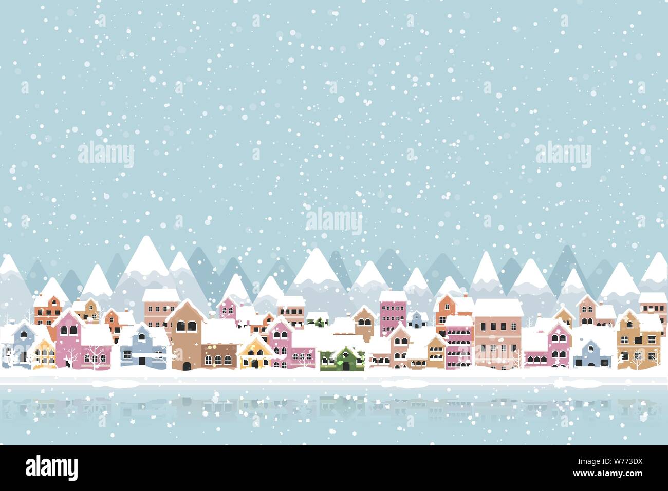 Falling building in the background Stock Vector Images - Alamy