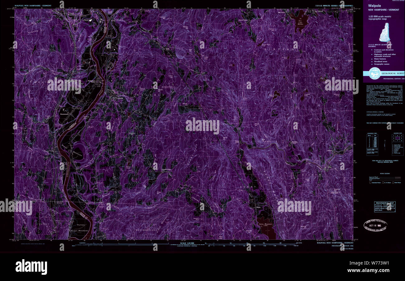 Walpole map hi-res stock photography and images - Alamy