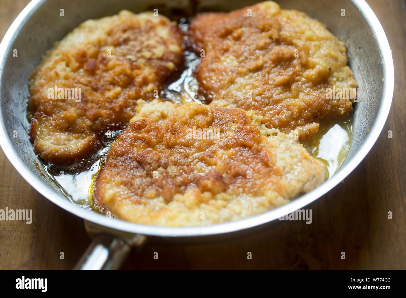 Breaded pork cutlets hi-res stock photography and images - Alamy