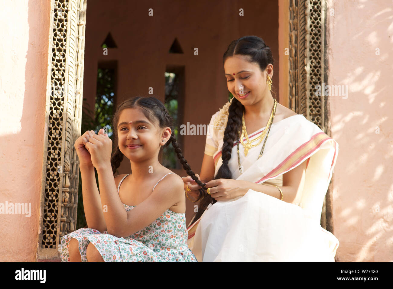 Girls Braiding Hair High Resolution Stock Photography and Images - Alamy