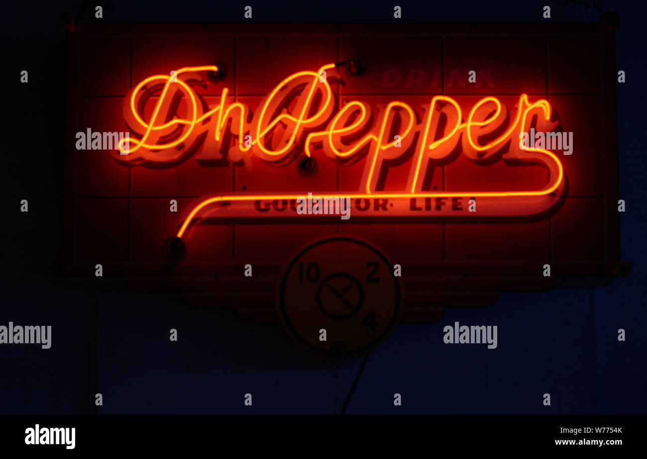 Soda signs hi-res stock photography and images - Alamy