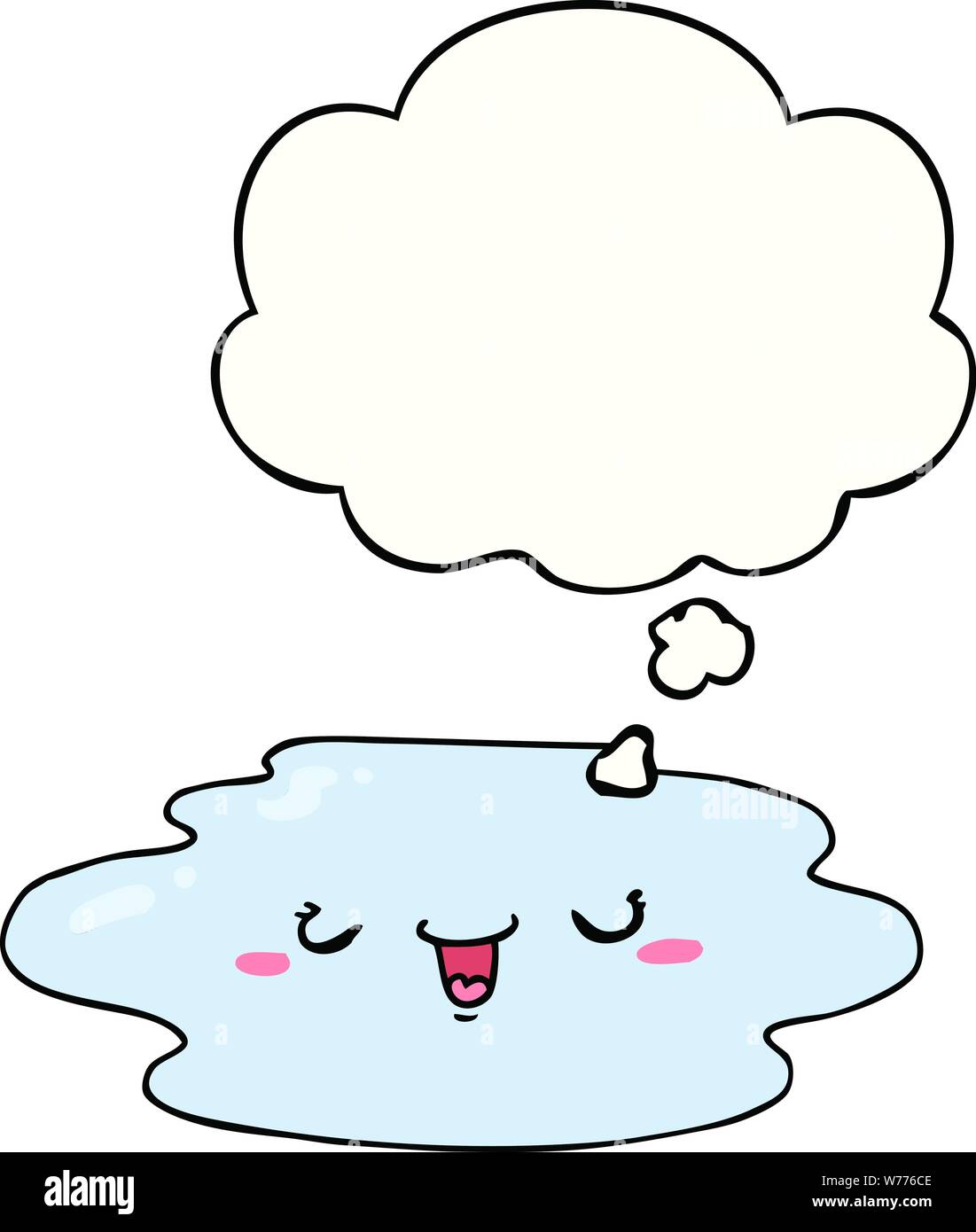 Puddle face Stock Vector Images - Alamy