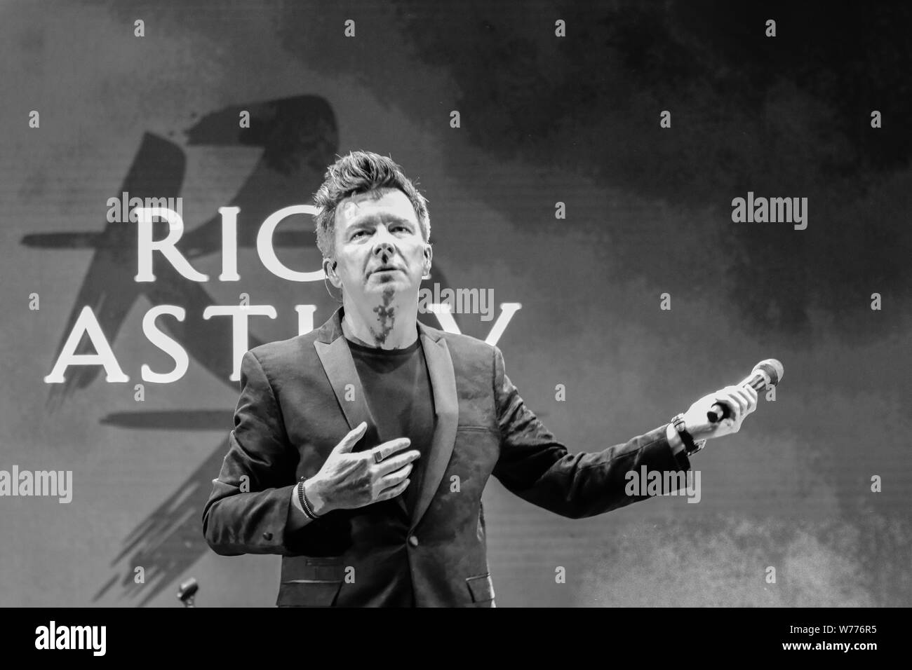 Rick astley Black and White Stock Photos & Images - Alamy