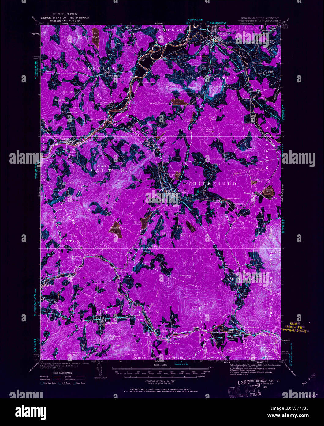 Whitefield map hi-res stock photography and images - Alamy