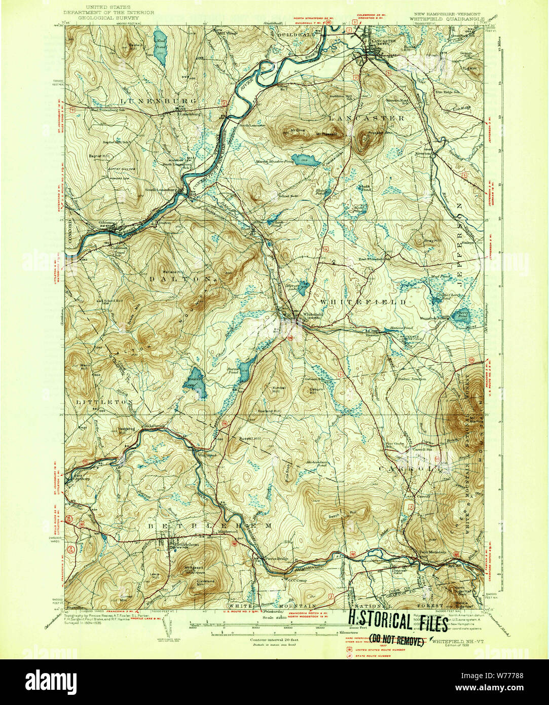 Map of whitefield hi-res stock photography and images - Alamy