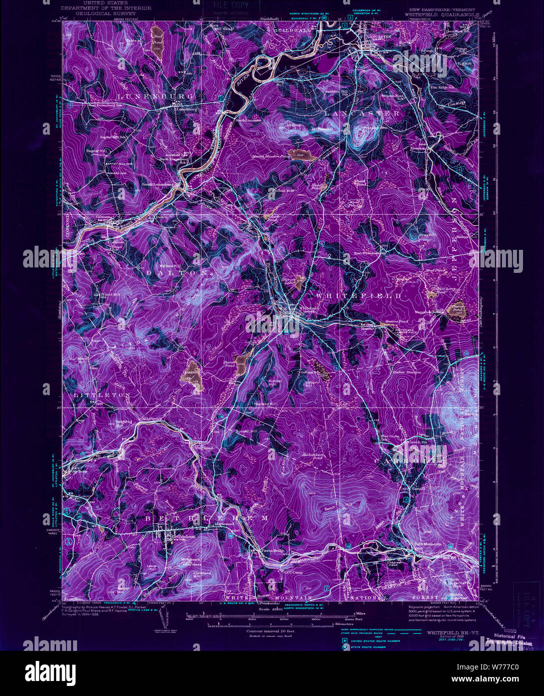 Map of whitefield hi-res stock photography and images - Alamy