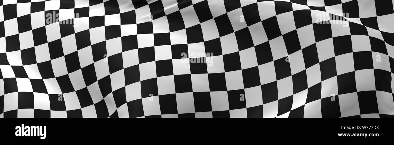 Waving race flag using hi-res stock photography and images - Alamy