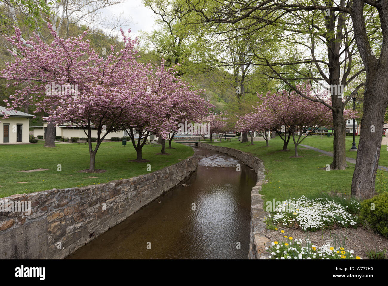 Canal buildings at the berkeley springs resort in berkeley springs hi ...