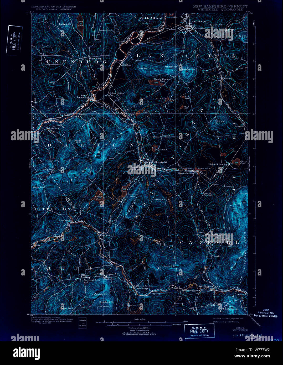 Map of whitefield hi-res stock photography and images - Alamy