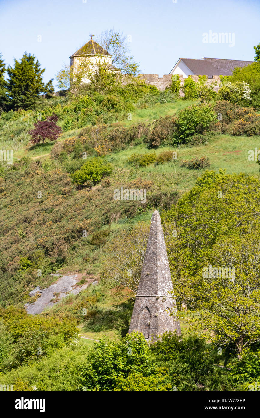 Summer View of Castle Hill and the Monument to Commemorate the Fallen ...