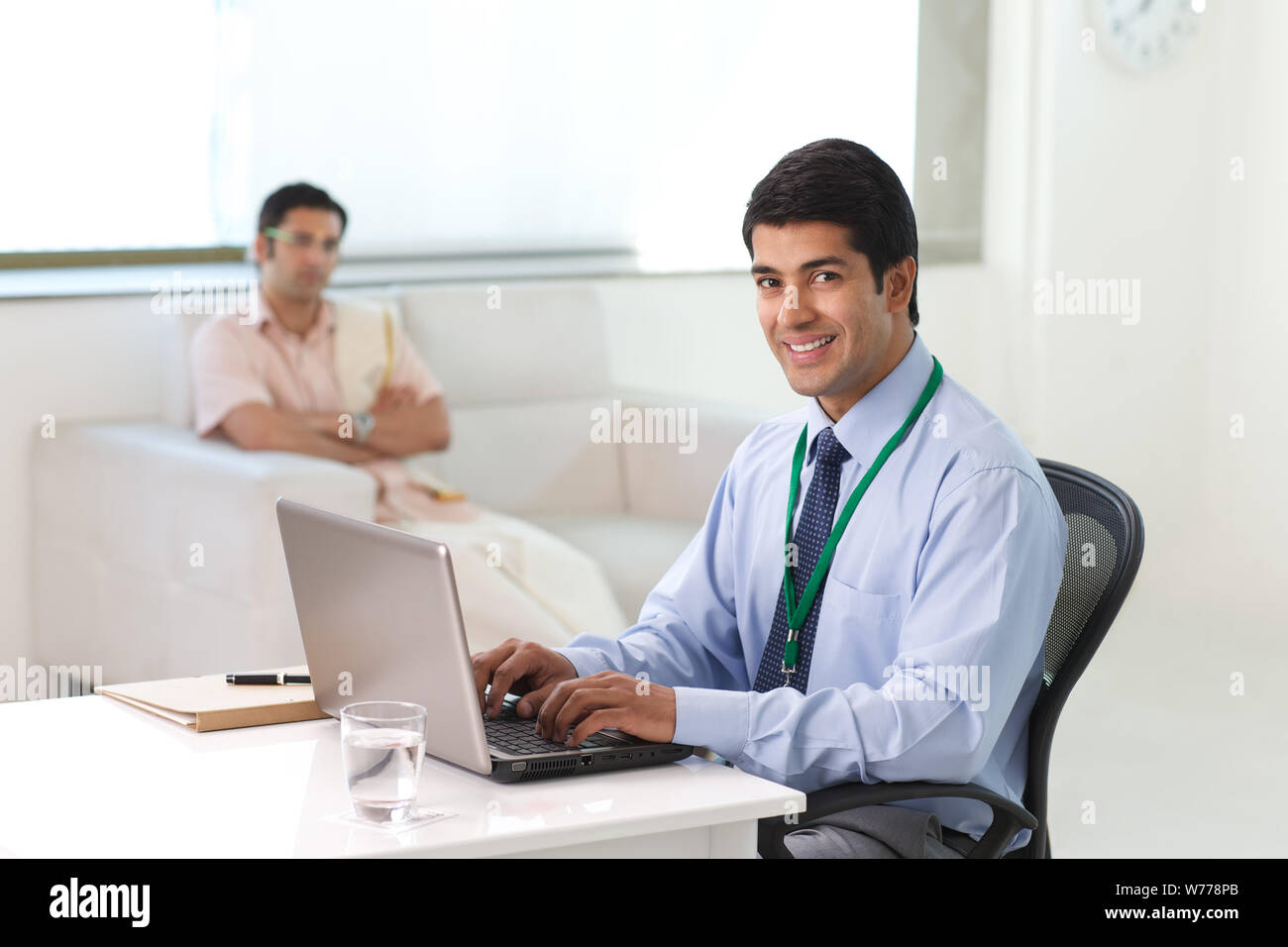 Indian bank employee hi-res stock photography and images - Alamy
