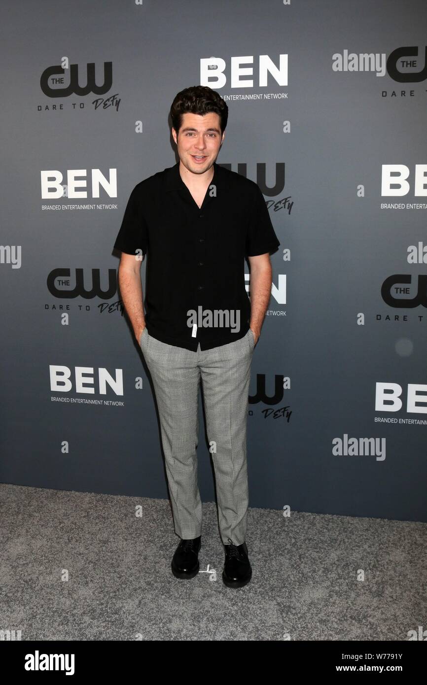 Beverly Hills, CA. 4th Aug, 2019. Ben Lewis at arrivals for The CW's ...
