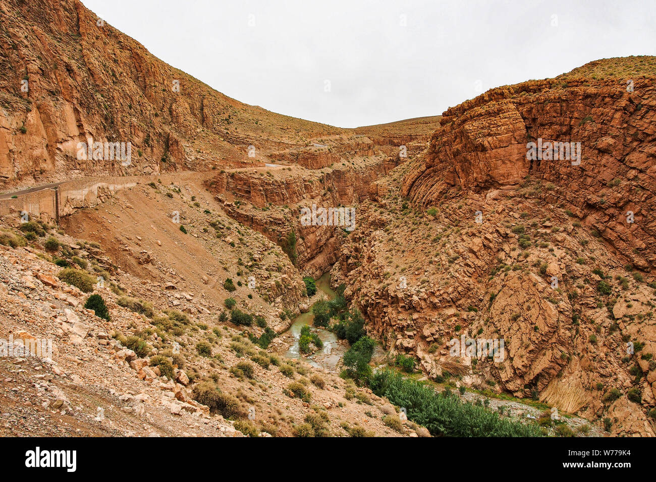 Dades Gorge is a gorge of Dades River in Atlas Mountains in Morocco ...