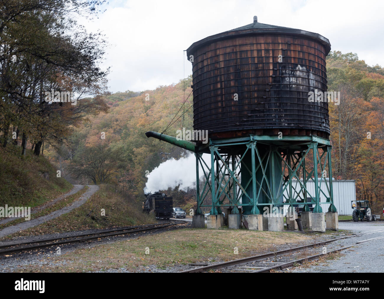 Railroad water tank hi-res stock photography and images - Alamy