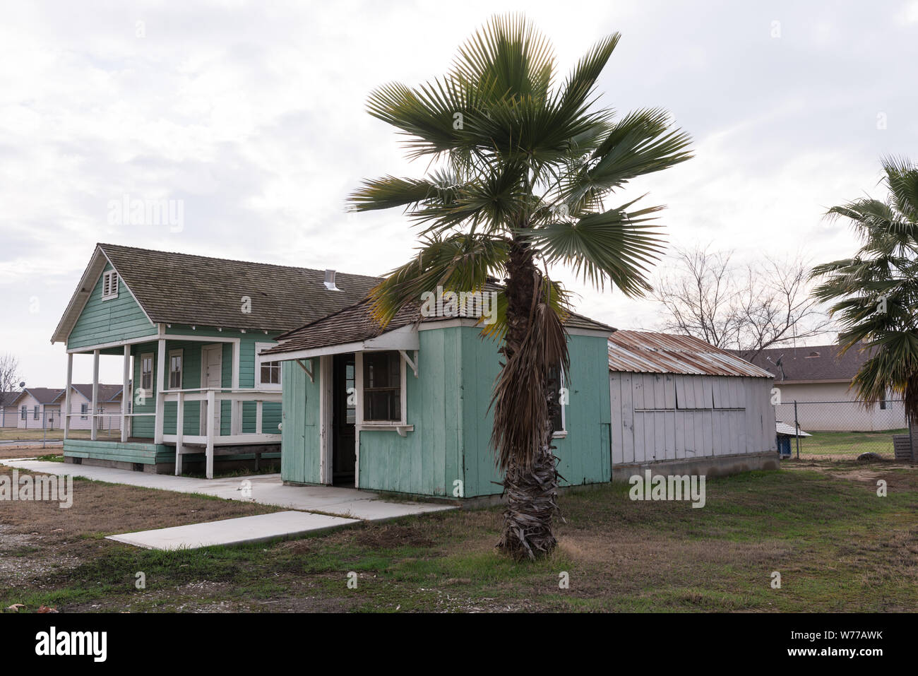 A migrant's shack (repainted and vastly renovated in the early 2000s ...