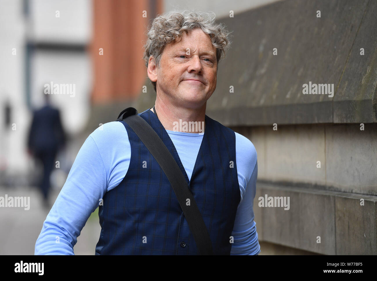 Emmerdale actor Mark Jordon arrives back at Manchester Minshull Street ...
