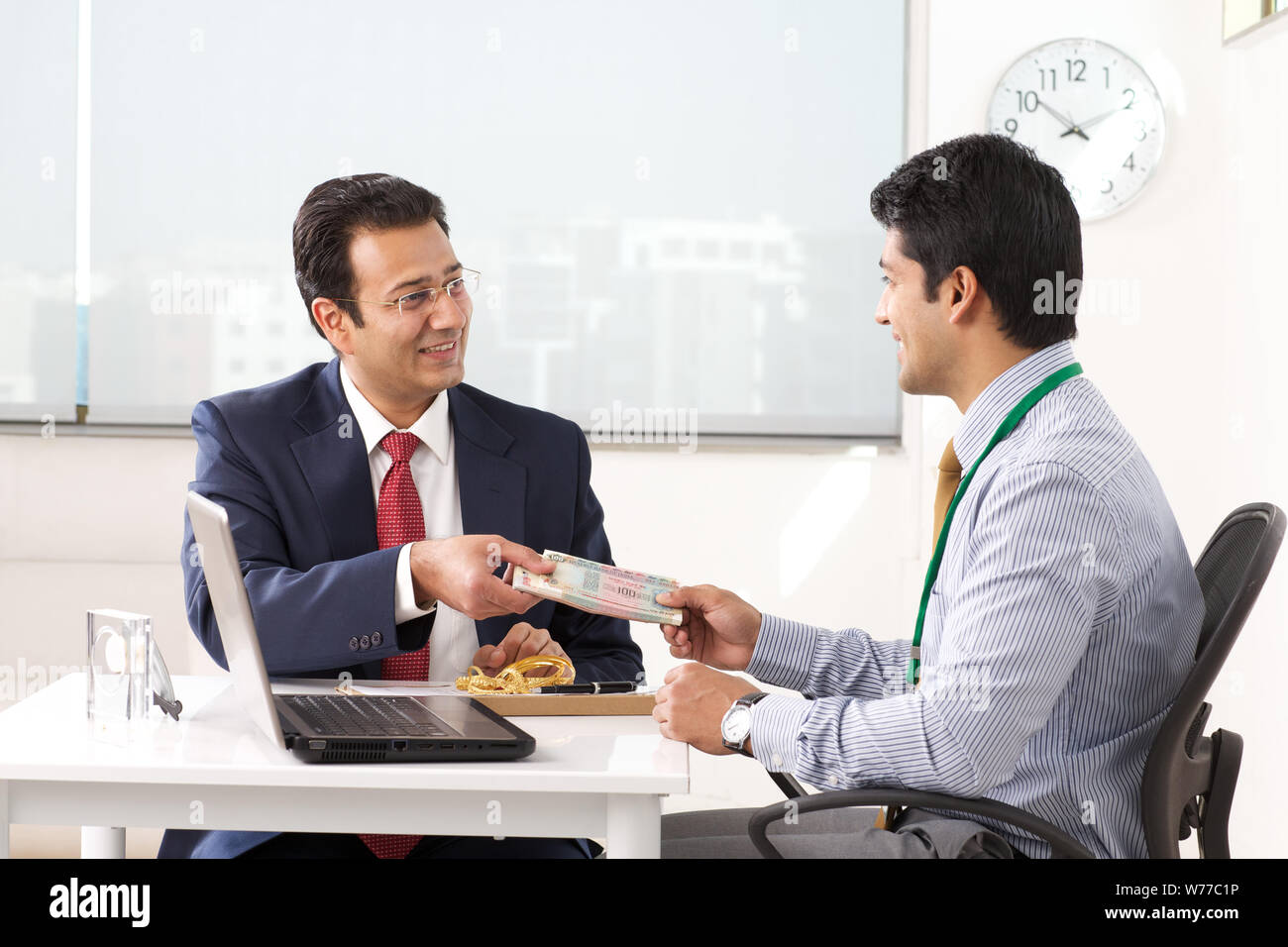 Businessman customer bank hi-res stock photography and images - Alamy