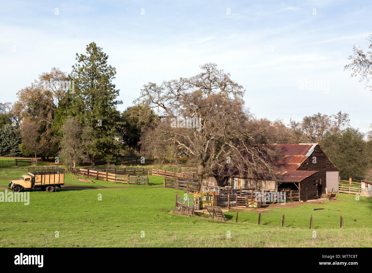A rural scene in Buttle County, east of Oroville, California Physical ...