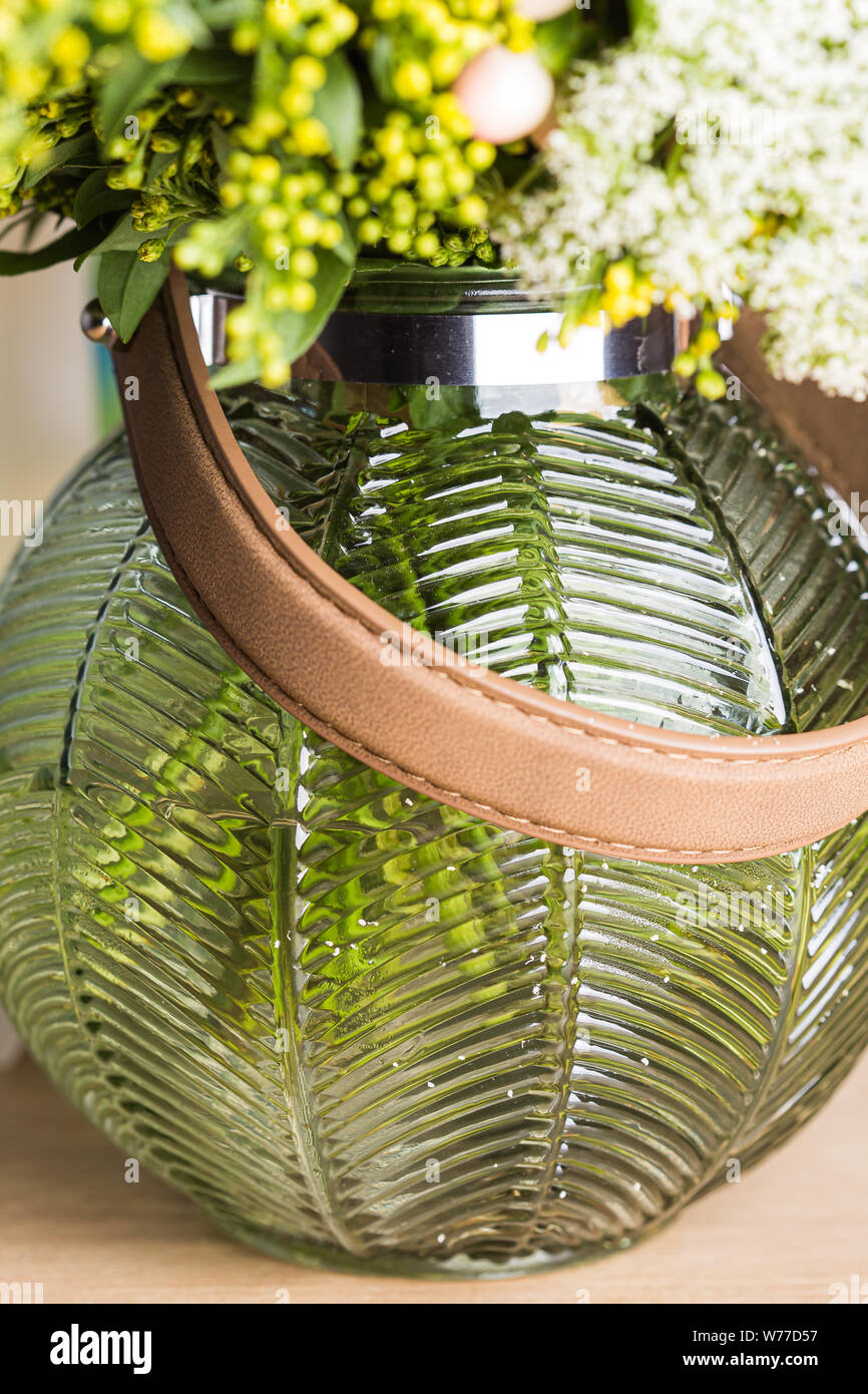 Glass flower pot hi-res stock photography and images - Alamy