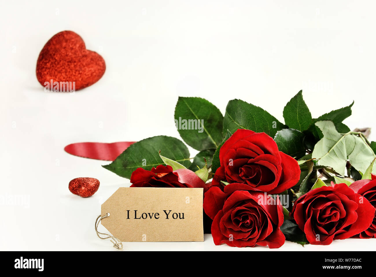 Heart With Roses I Love You