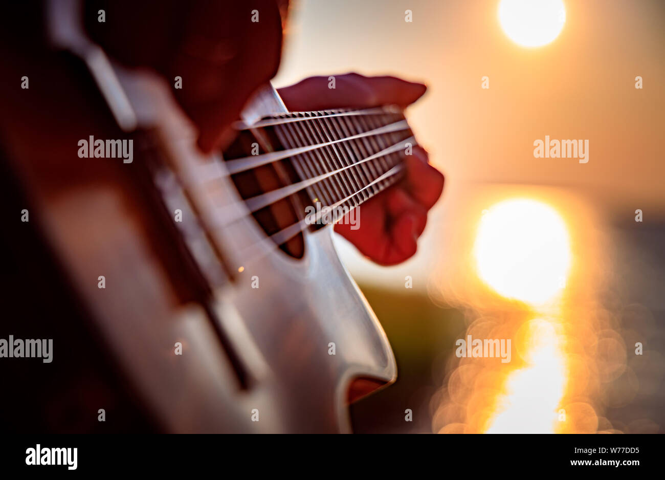 Ukulele beach hi-res stock photography and images - Alamy