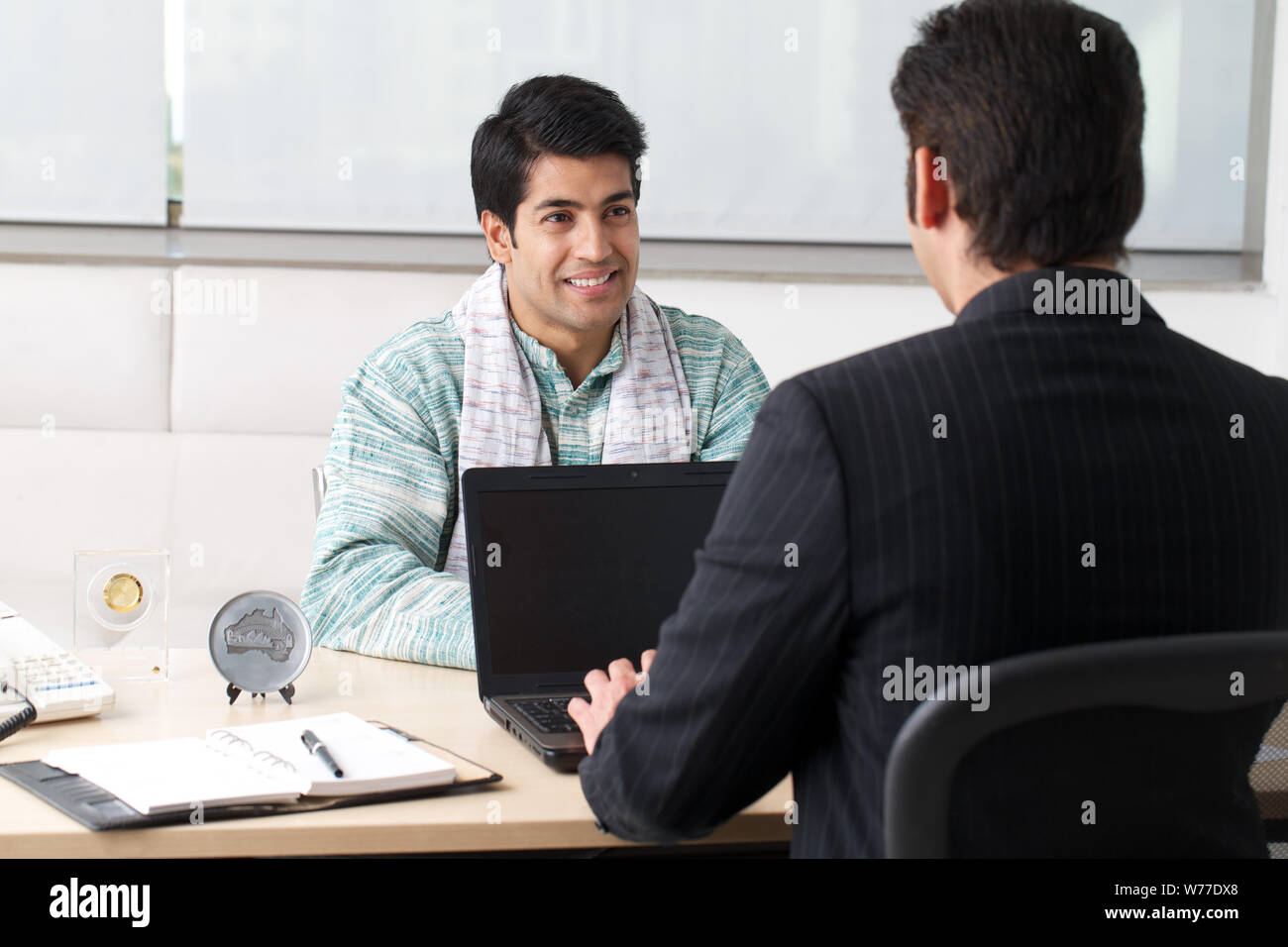 Black bank manager hi-res stock photography and images - Alamy