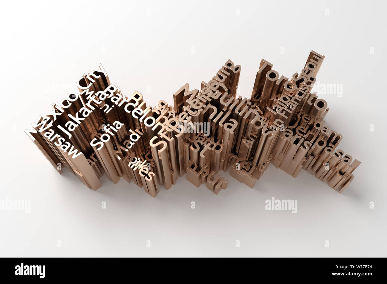 Travel destination keyword words cloud. For web page or design, as ...