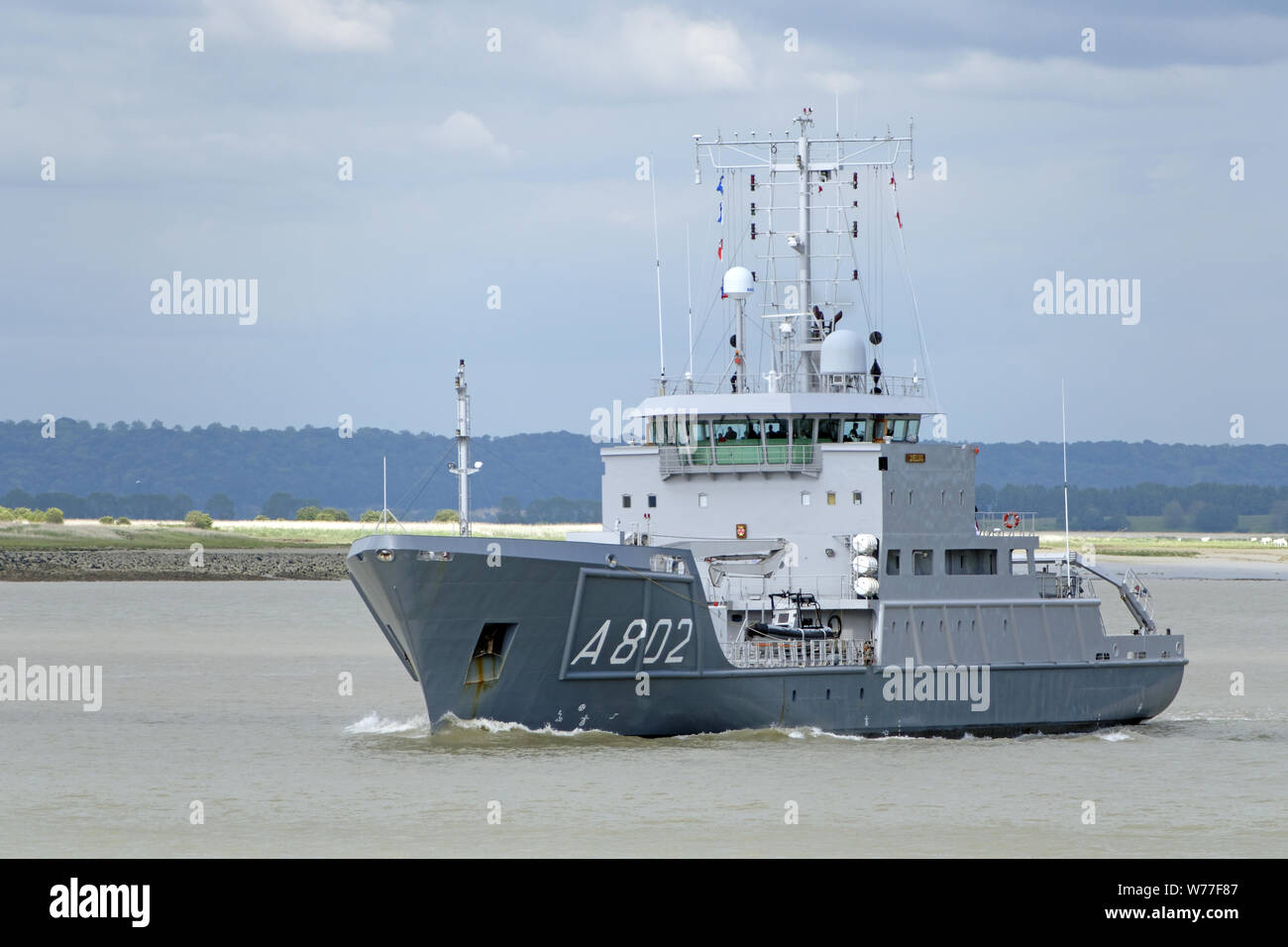HNLMS Snellius, Dutch Royal Navy, hydrographic surveillance vessel ...