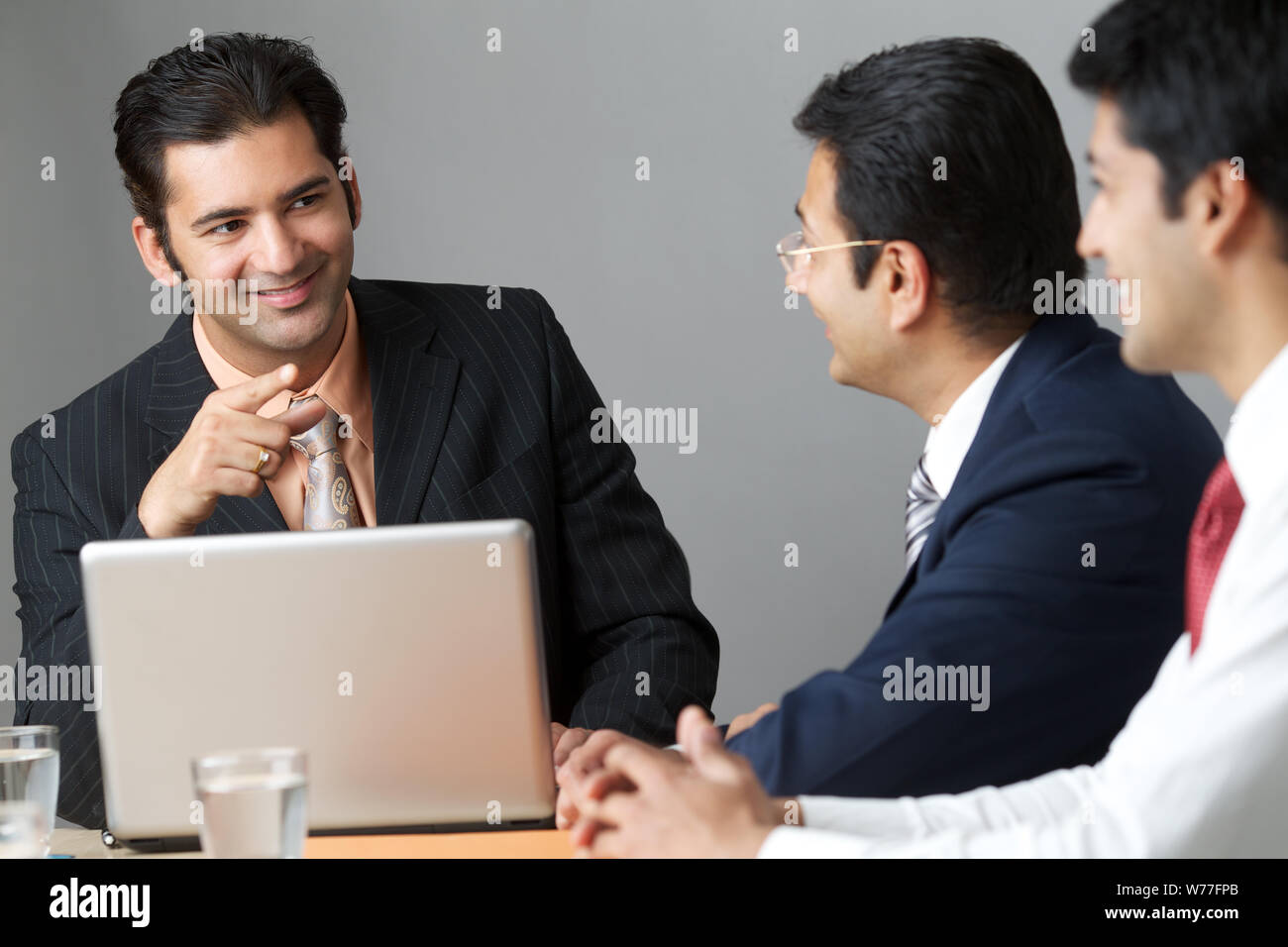 Indian business executives in an office meeting Stock Photo - Alamy