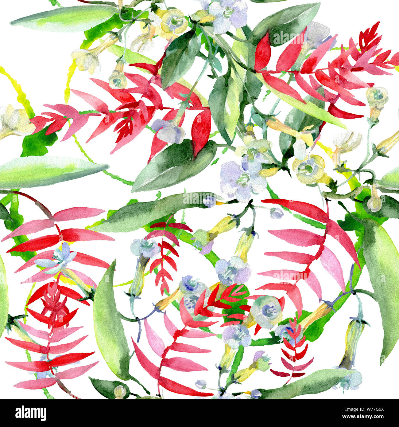 Bouquet floral botanical flowers. Watercolor background illustration ...