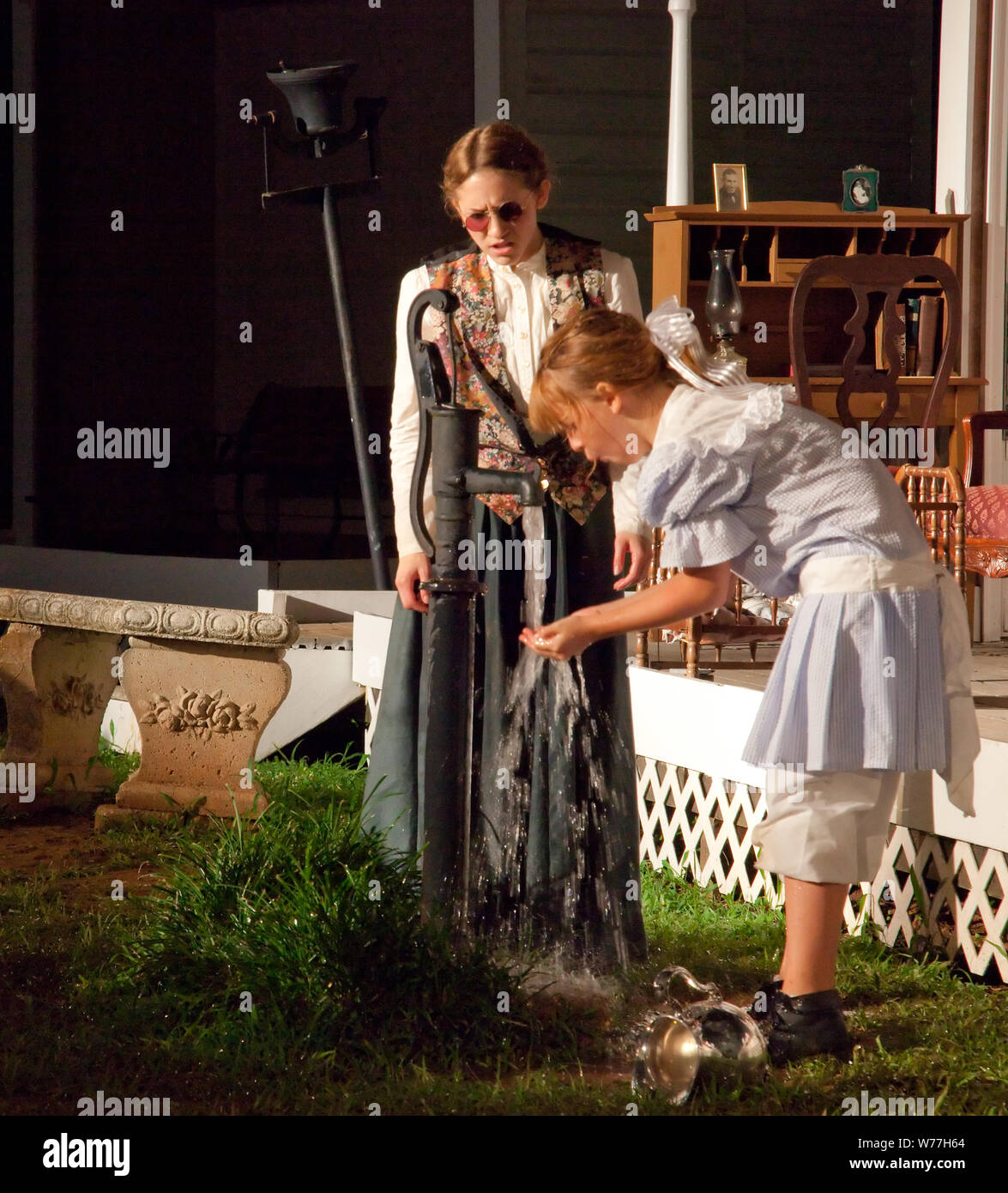 The Miracle Worker play that is actually performed in the back yard of ...