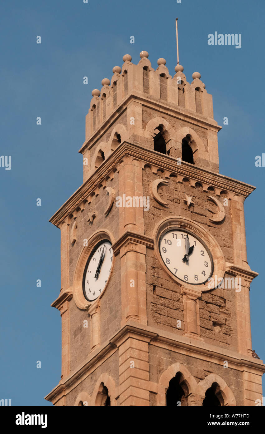 The clock tower built in 1906 to commemorate the silver jubilee of the ...