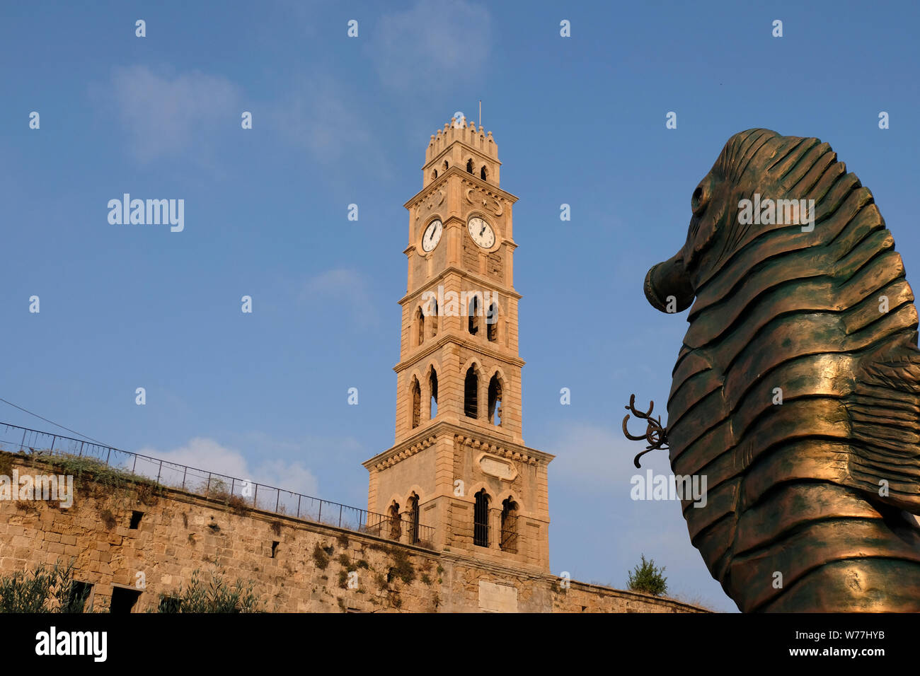 The clock tower built in 1906 to commemorate the silver jubilee of the ...