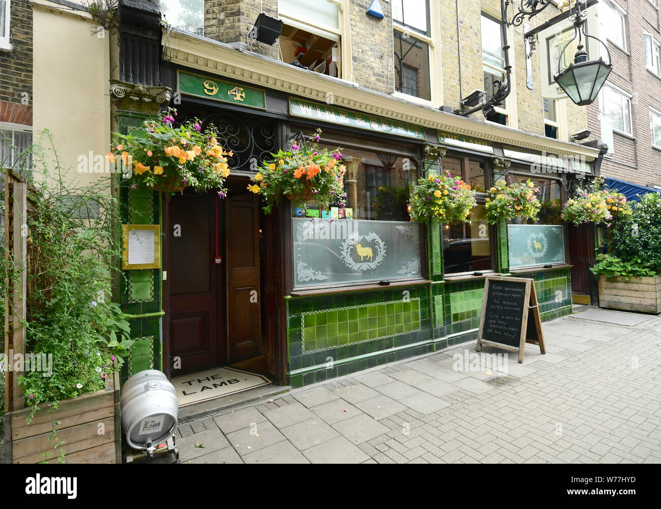 The Lamb pub in London Stock Photo - Alamy