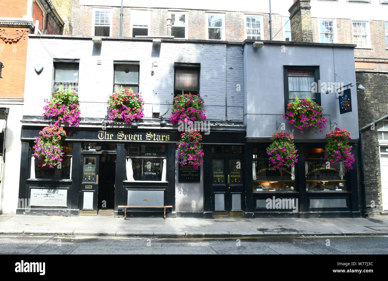 The Seven Stars pub in London Stock Photo - Alamy