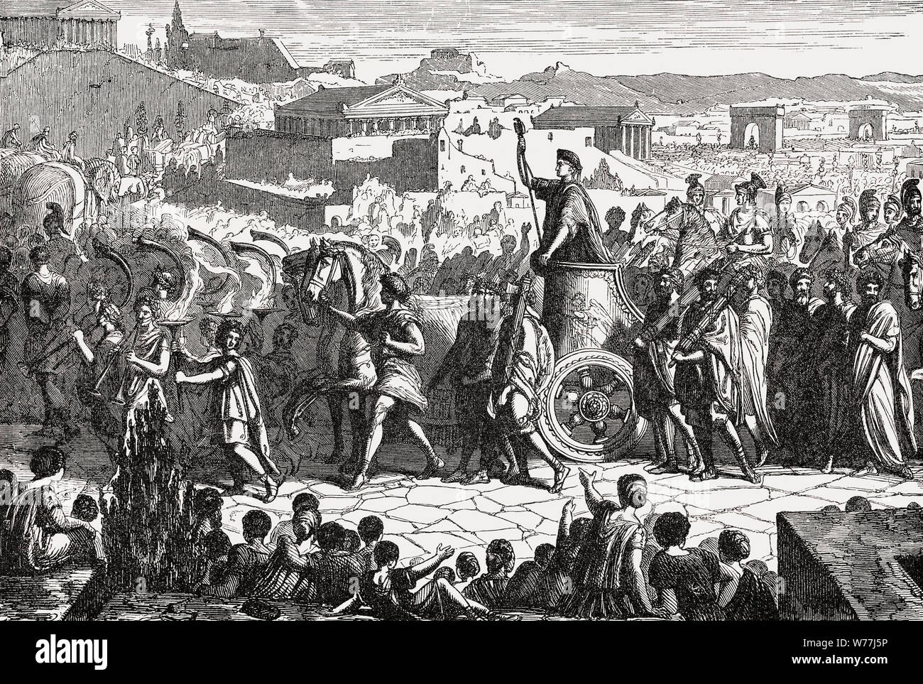 Roman triumph parade hi-res stock photography and images - Alamy