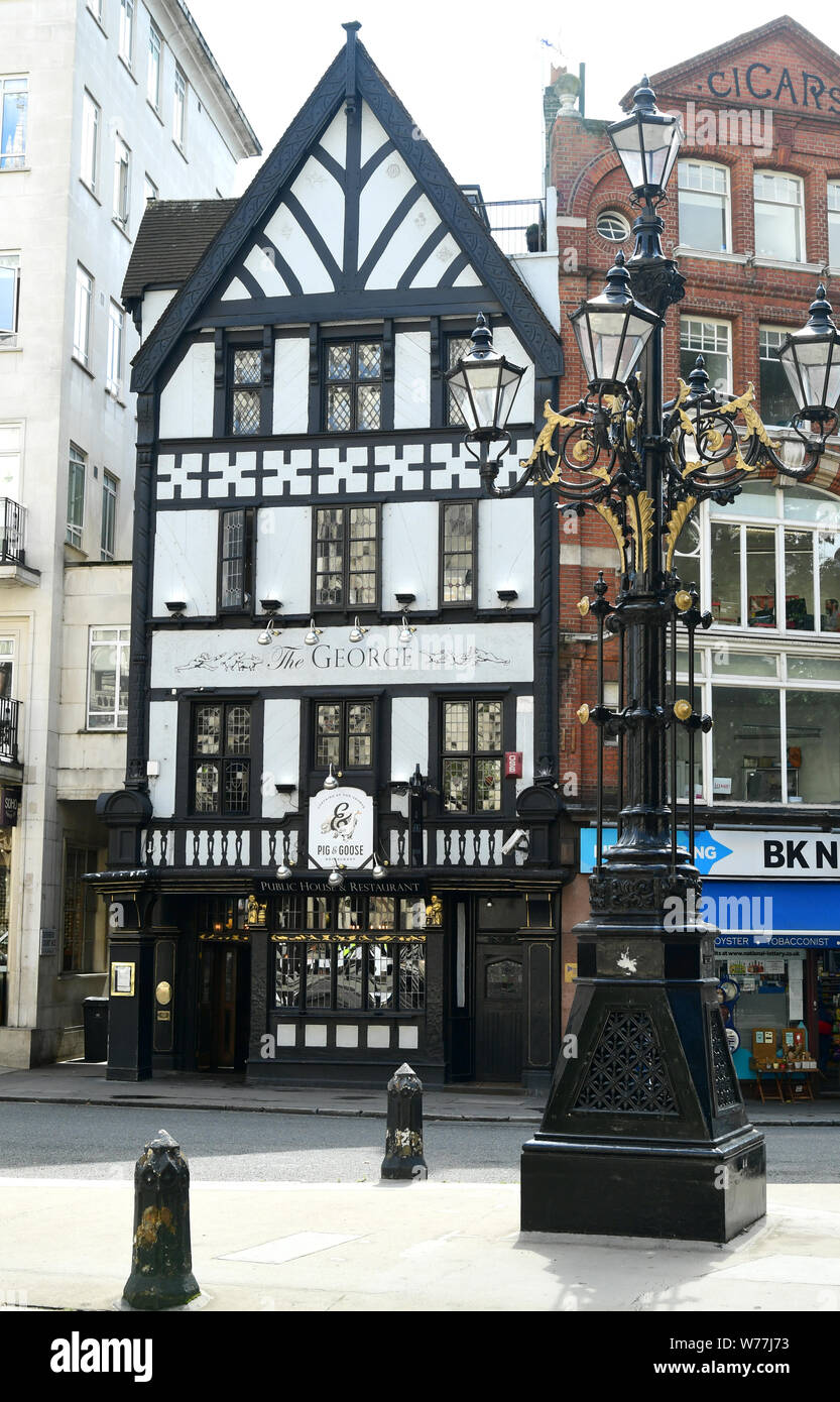 The George pub in London Stock Photo - Alamy