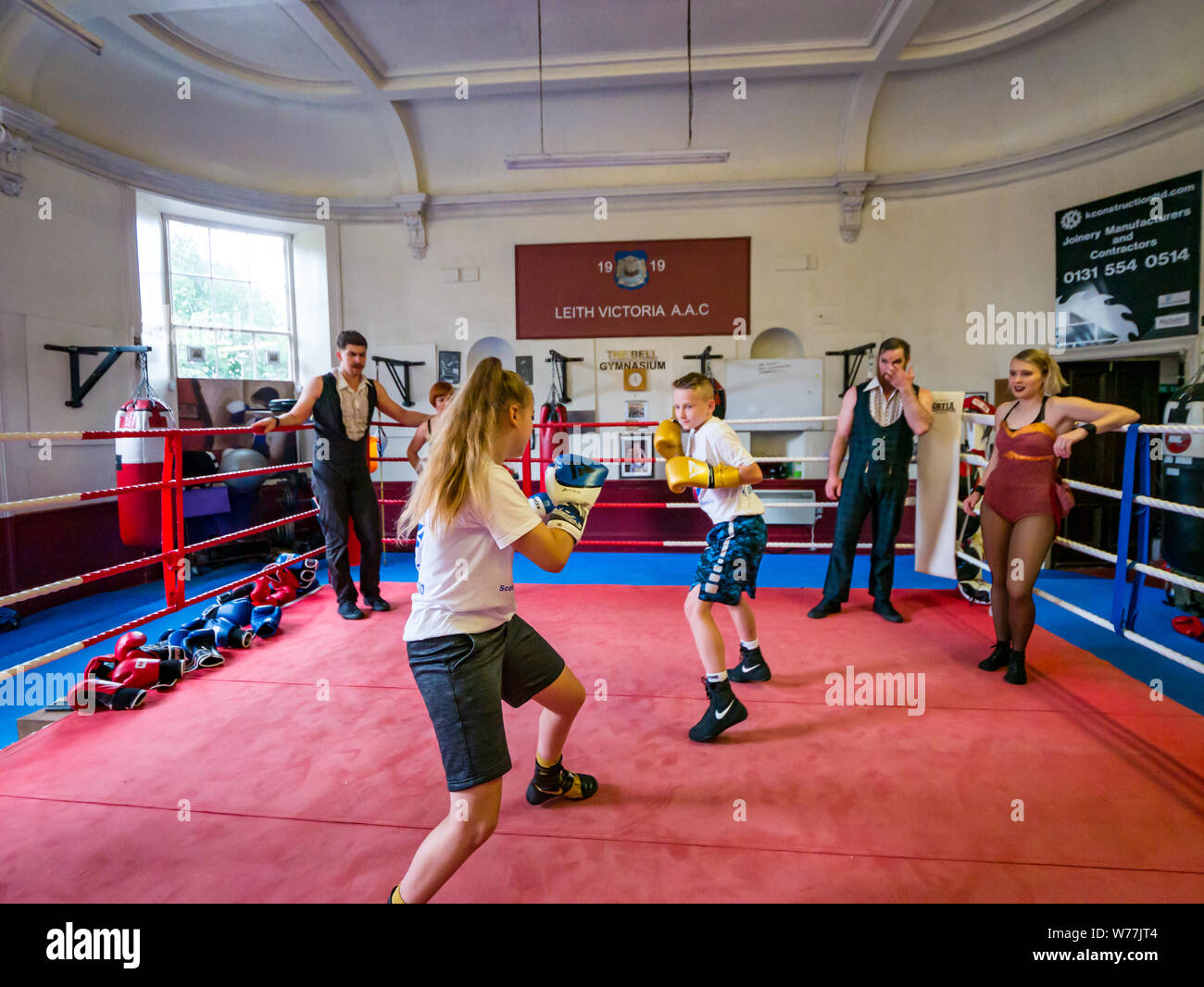 Leith, Edinburgh, Scotland, UK, 5 August 2019. Edinburgh Festival ...