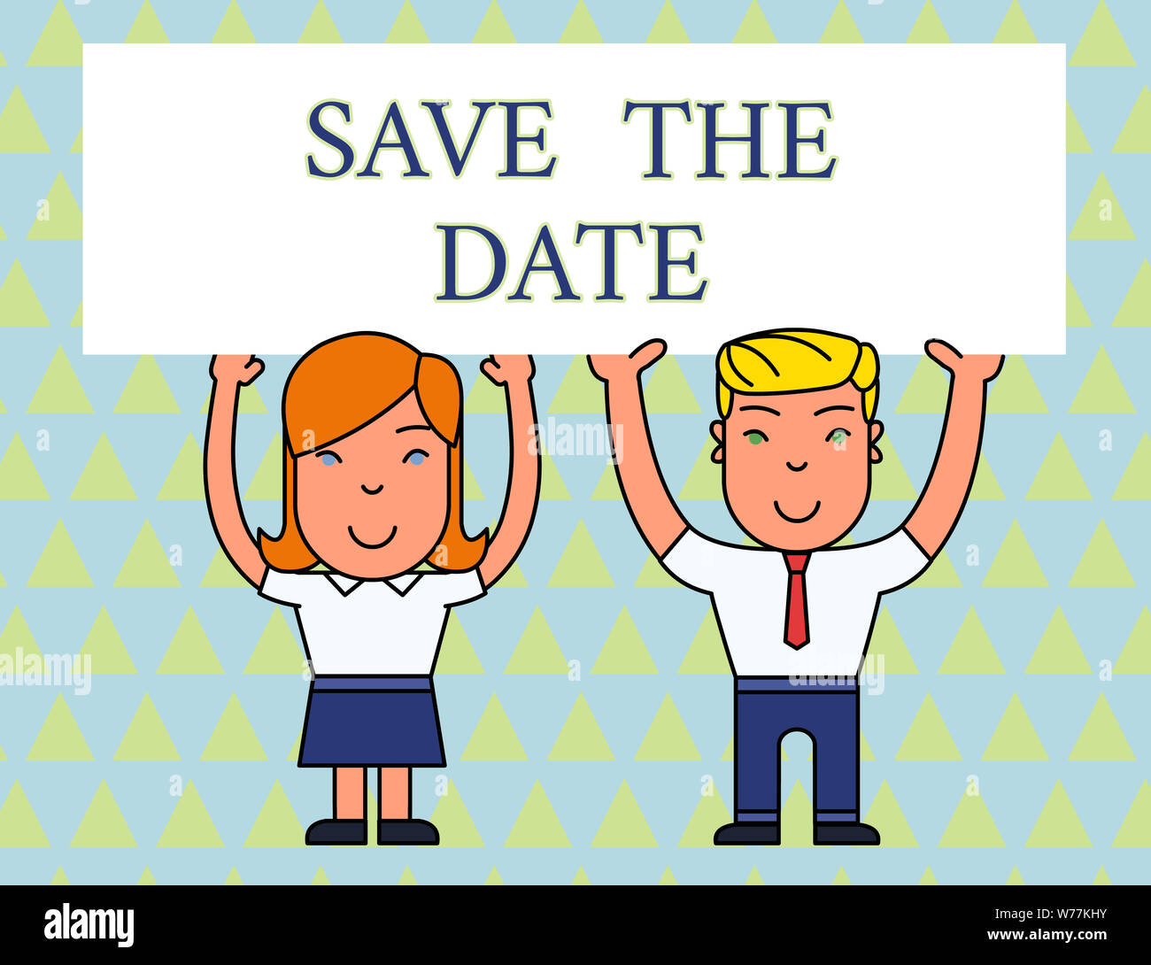 Text sign showing Save The Date question. Business photo text asking ...