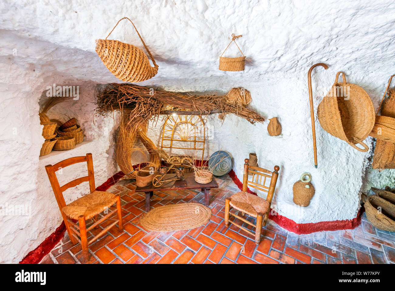 Granada, Spain - May 2016: Museum of Gipsy, history of Sacromonte and ...