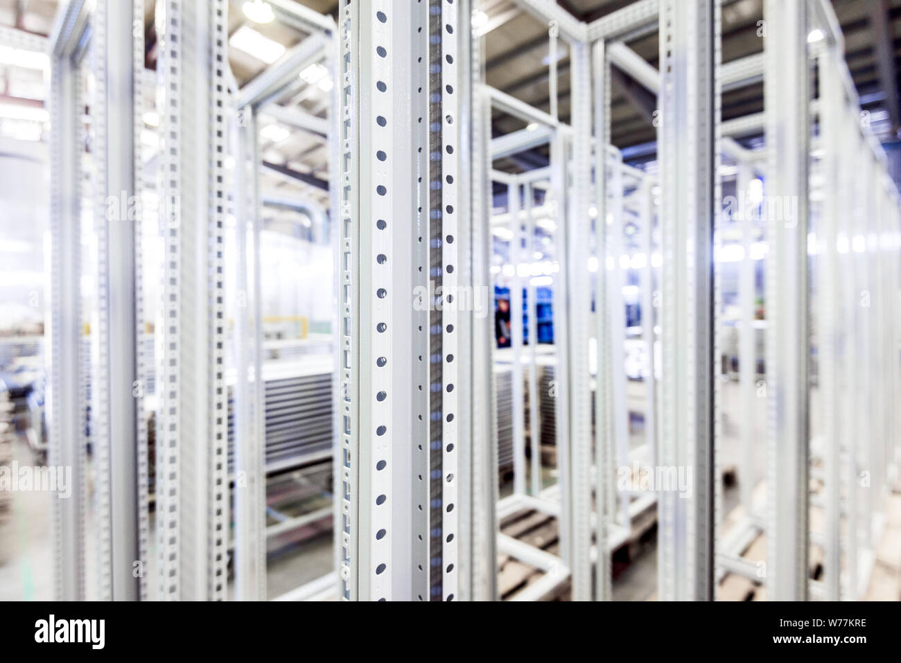 Industrial enclosure frame for electrical equipment, factory ...